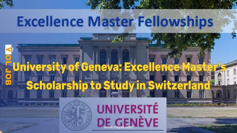 University of Geneva – Excellence Master’s Scholarship 2026